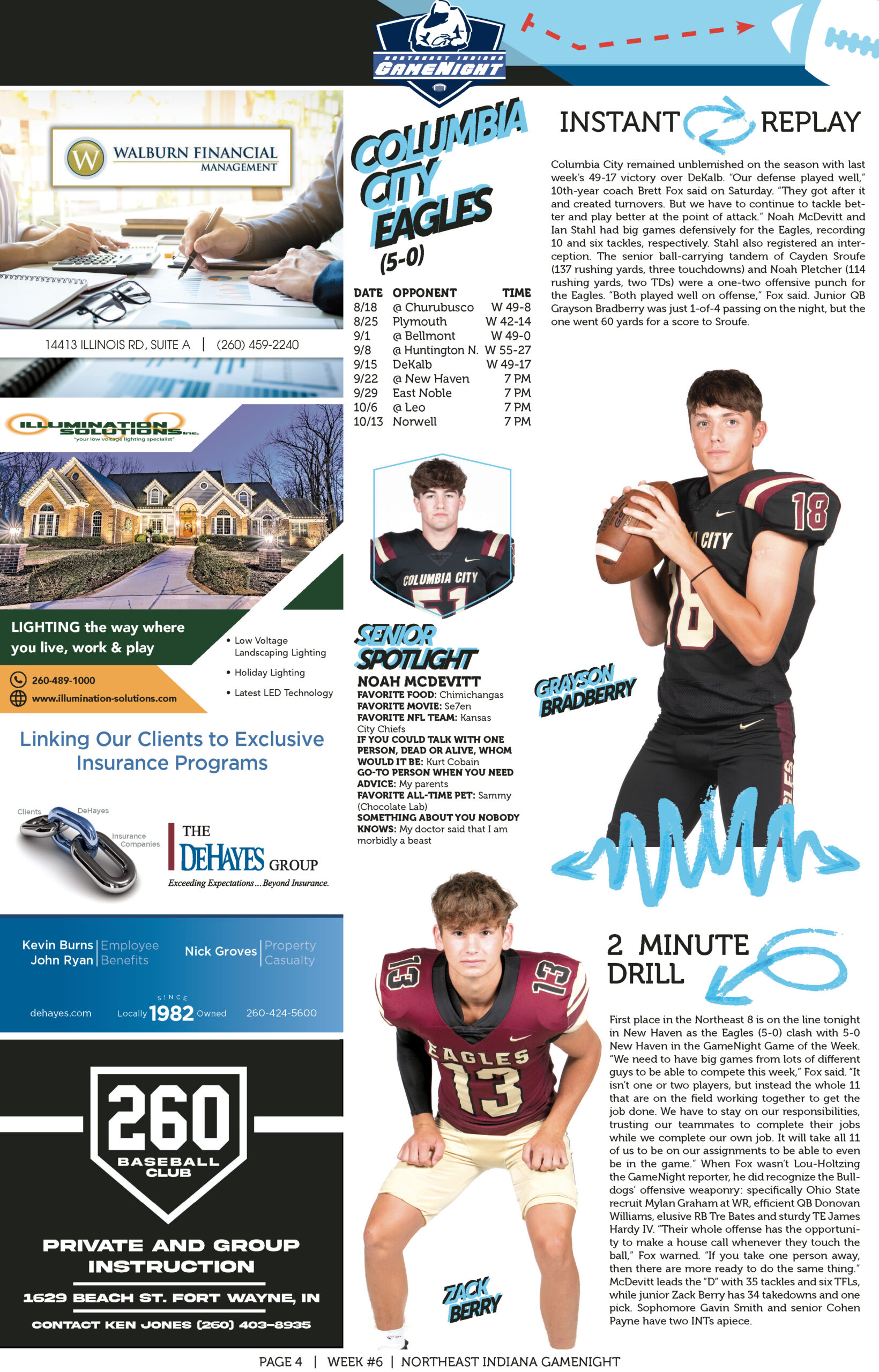 Week 6: Northeast Indiana GameNight | Burying the Bone - Summit City Sports