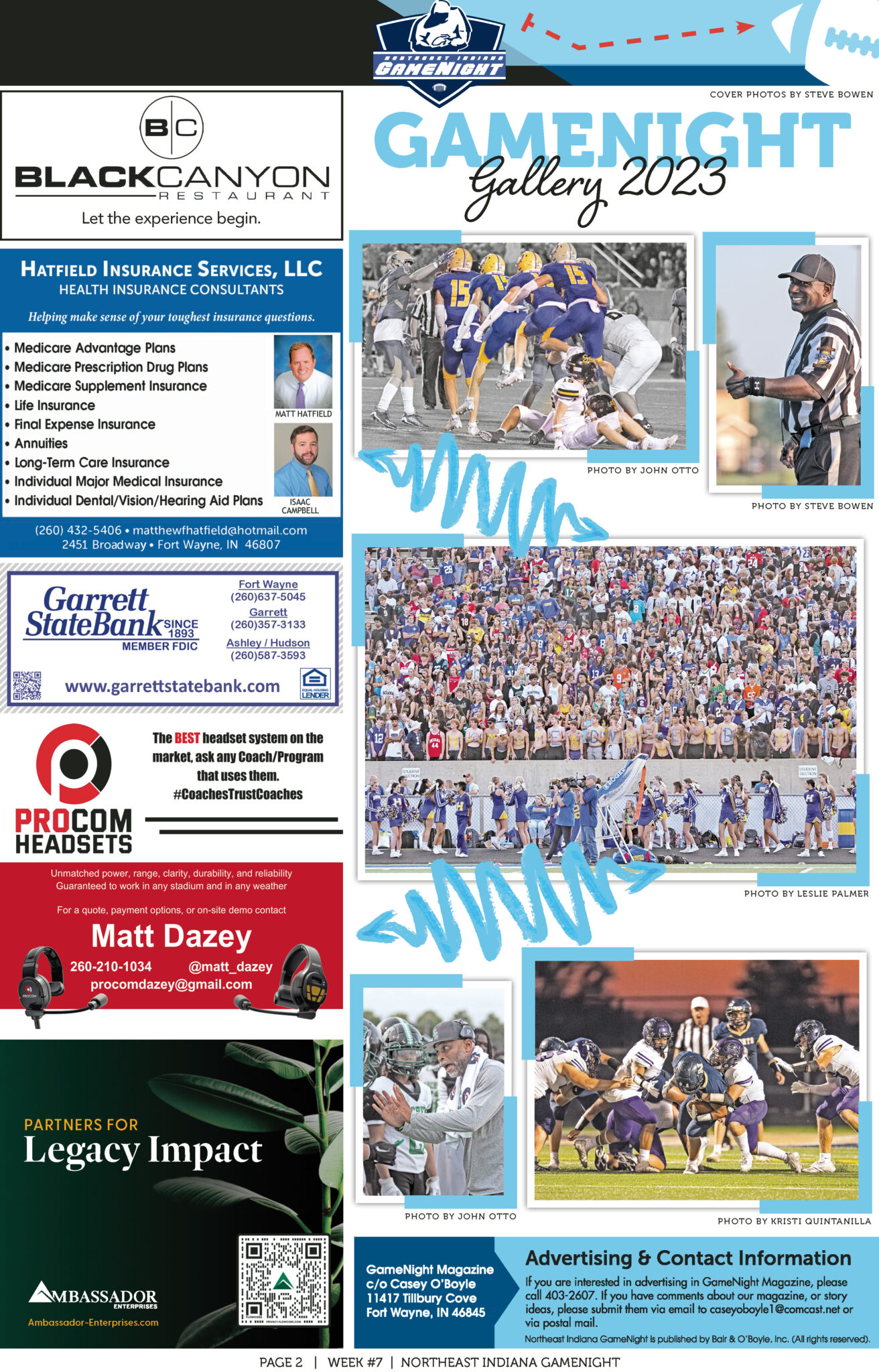 Week 7: Northeast Indiana GameNight | Showtime - Summit City Sports