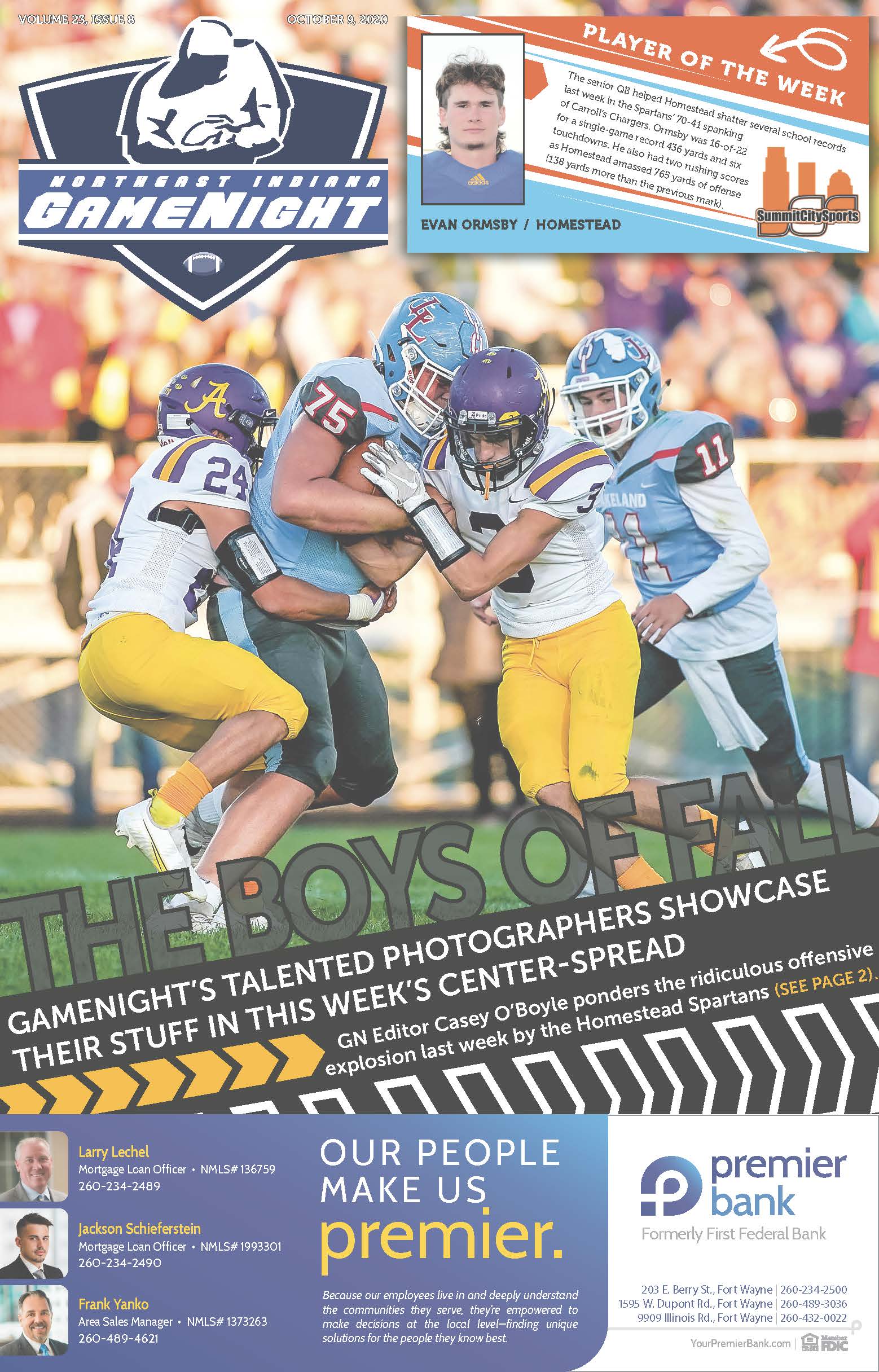 Week 8: Northeast Indiana GameNight | The Boys of Fall - Summit City Sports