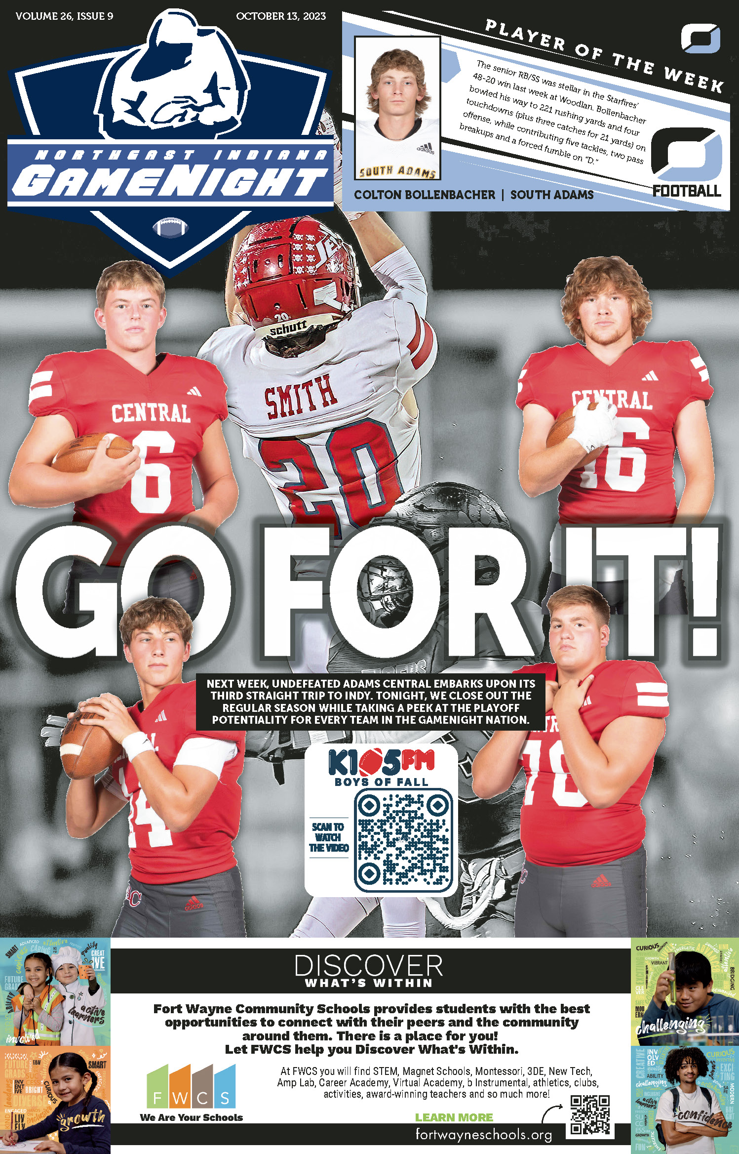 Week 9: Northeast Indiana GameNight | Go For It! - Summit City Sports