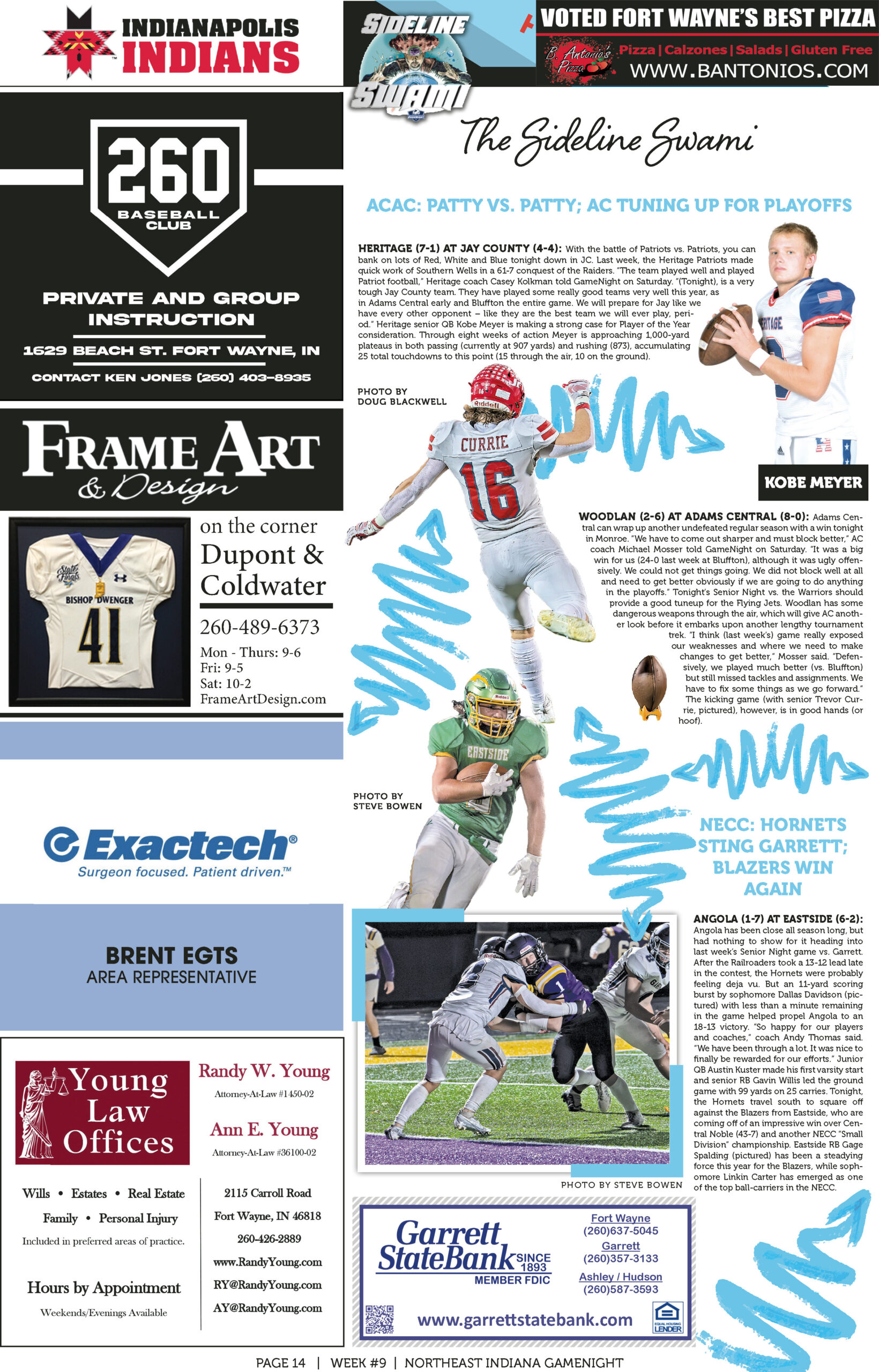 Week 9: Northeast Indiana GameNight | Go For It! - Summit City Sports